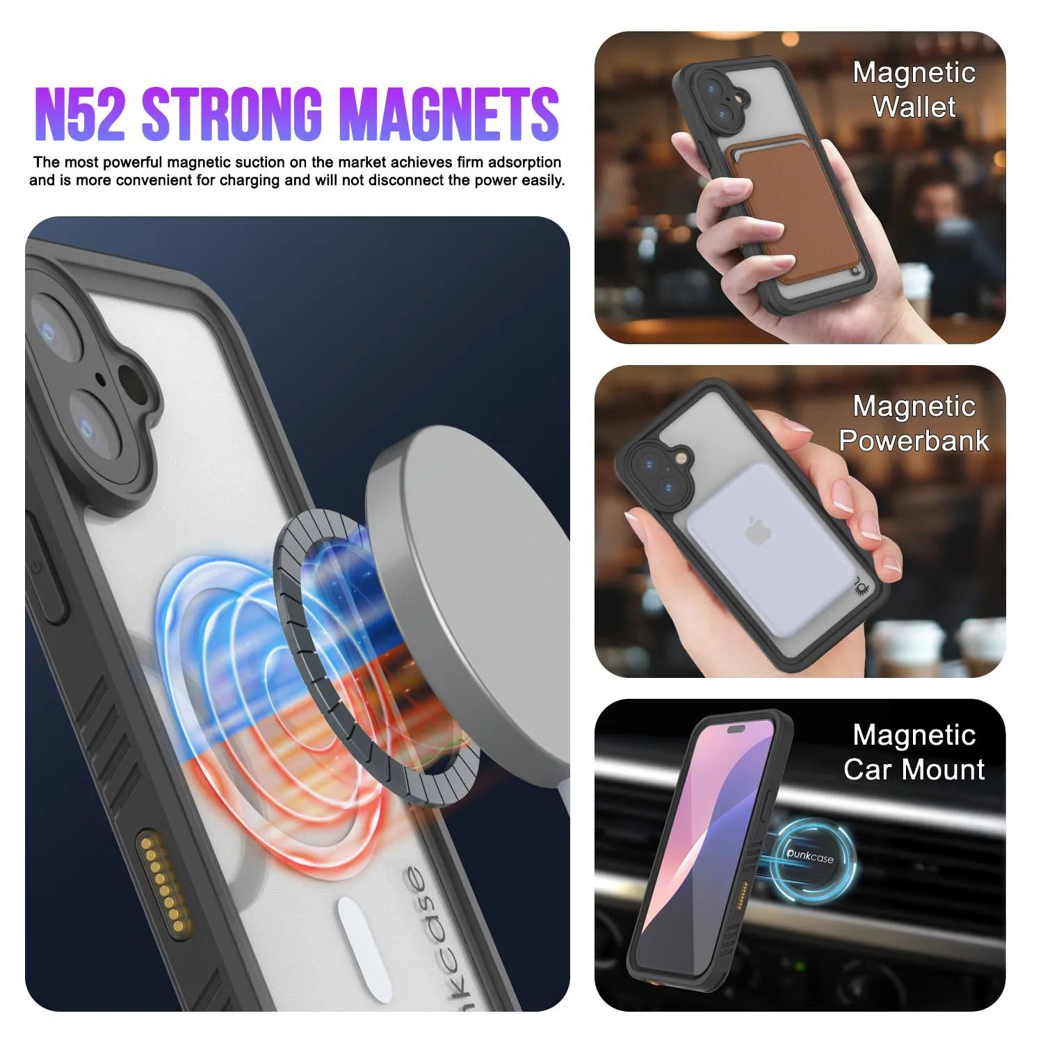 iPhone 17 Waterproof Case, Punkcase [Extreme Mag Series] Armor Cover W ...