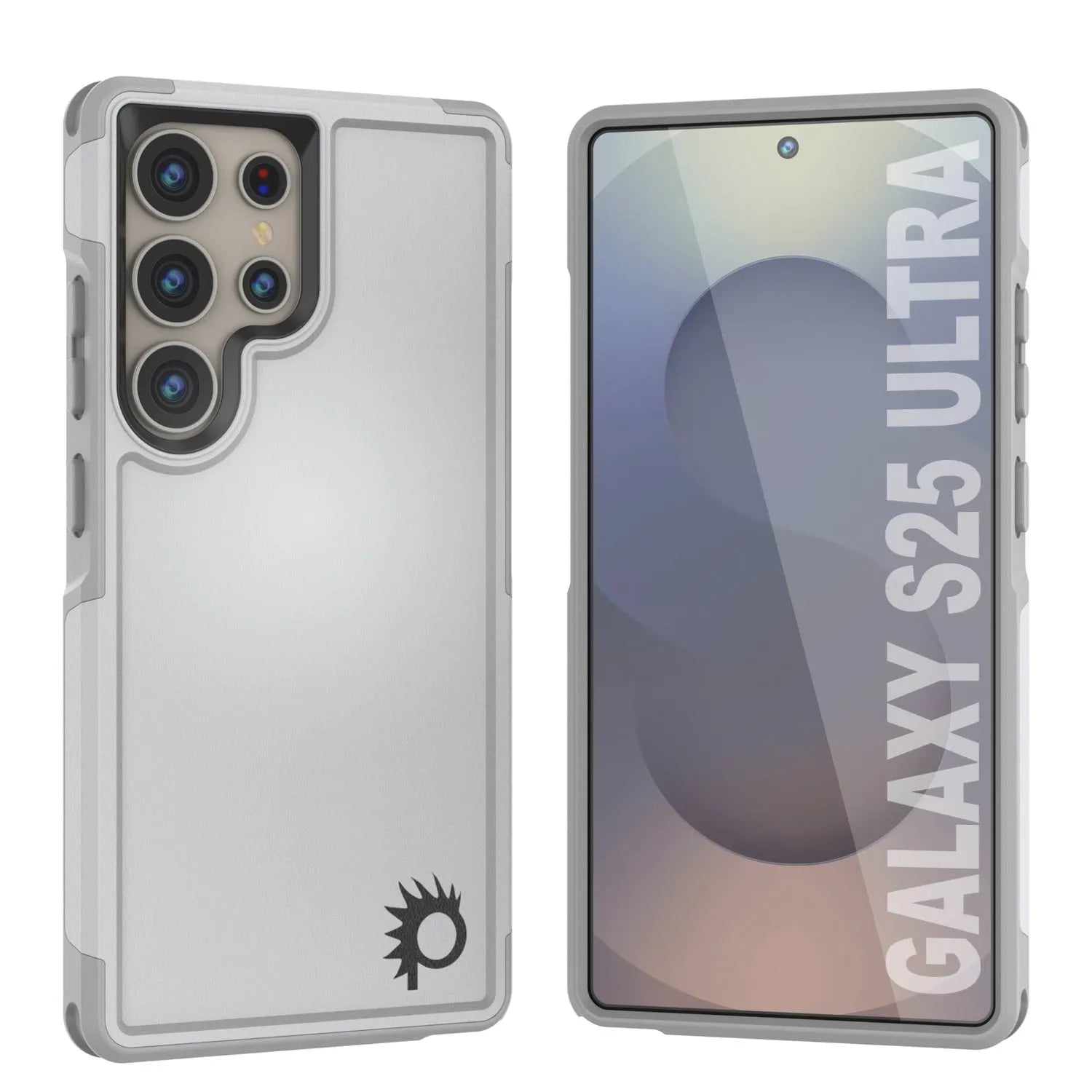 PunkCase Galaxy S25 Ultra Case, [Spartan 2.0 Series] Clear Rugged Heav ...