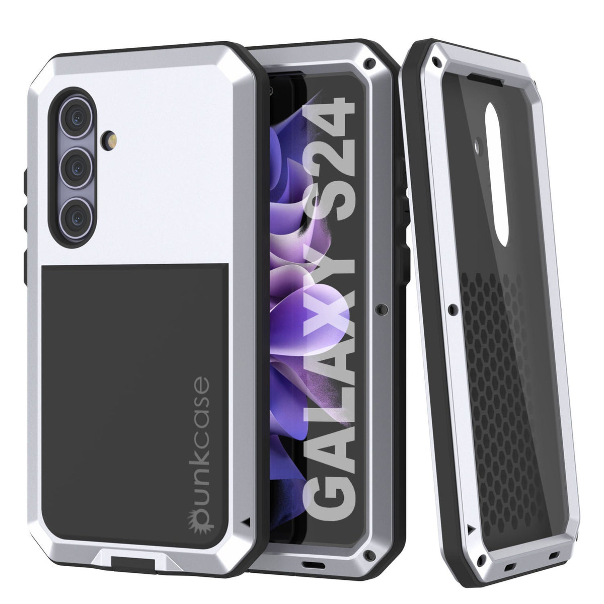 Galaxy S24 Metal Case, Heavy Duty Military Grade Armor Cover [shock pr ...