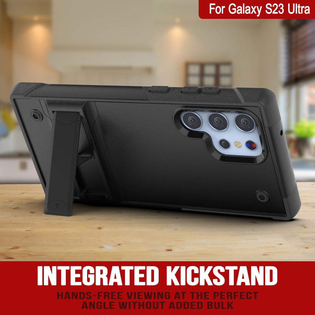 Punkcase Galaxy S23 Ultra Case [Reliance Series] Protective Hybrid Mil ...