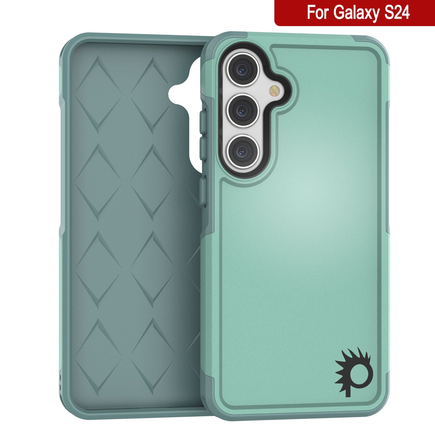 PunkCase Galaxy S24 Case, [Spartan 2.0 Series] Clear Rugged Heavy Duty ...