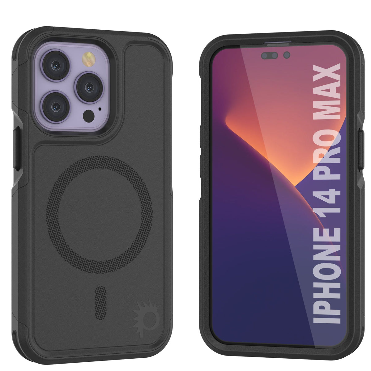 PunkCase iPhone 14 Pro Max Case, [Spartan 2.0 Series] Clear Rugged Hea ...